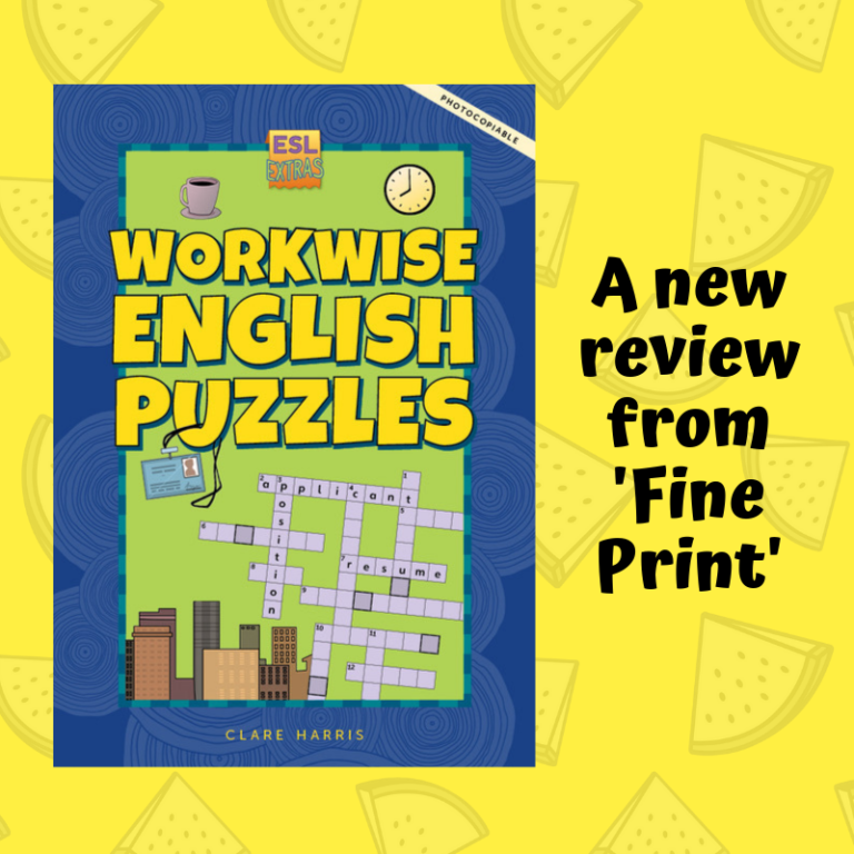 Workwise English Puzzles: A 'Fine Print' review - The Book Next DoorThe ...