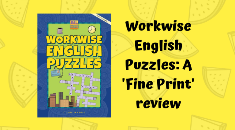 Workwise English Puzzles_ A 'Fine Print' review - The Book Next DoorThe ...
